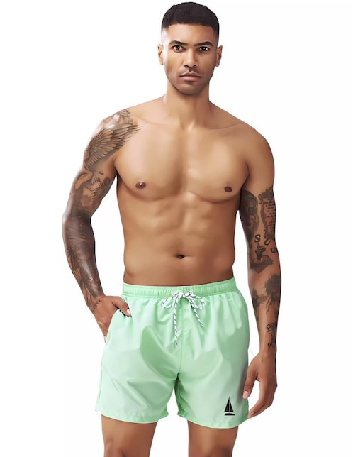 Traje de baño Marinity calzón de malla integrado para hombre 1
